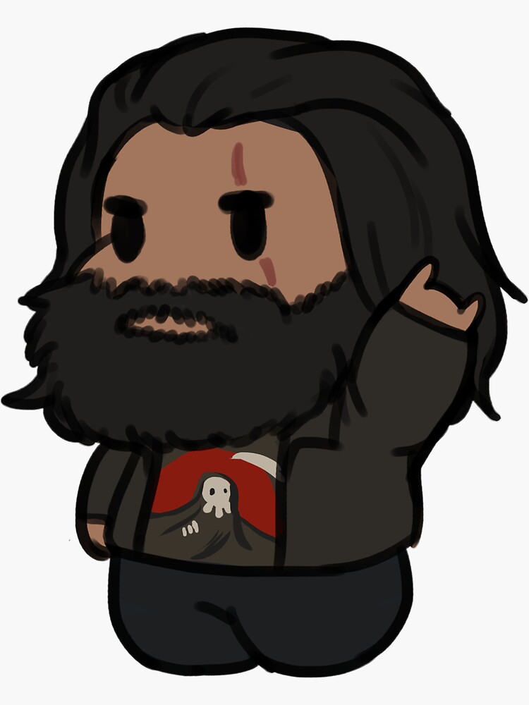 "Jeff" Sticker for Sale by blinkingbat | Redbubble