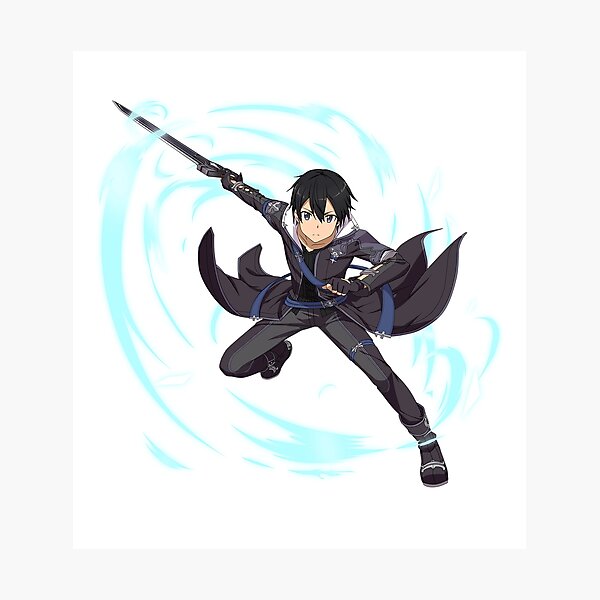 "Kirito Sword Art Online" Photographic Print by Morphey22 | Redbubble
