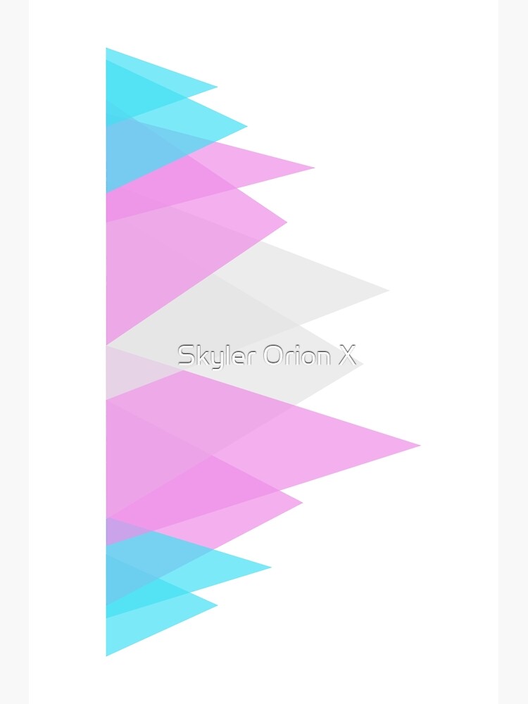 "Triangles, Trans" Poster for Sale by fc13empire | Redbubble