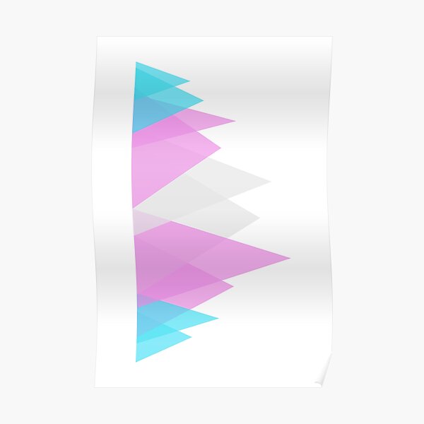 "Triangles, Trans" Poster for Sale by fc13empire | Redbubble