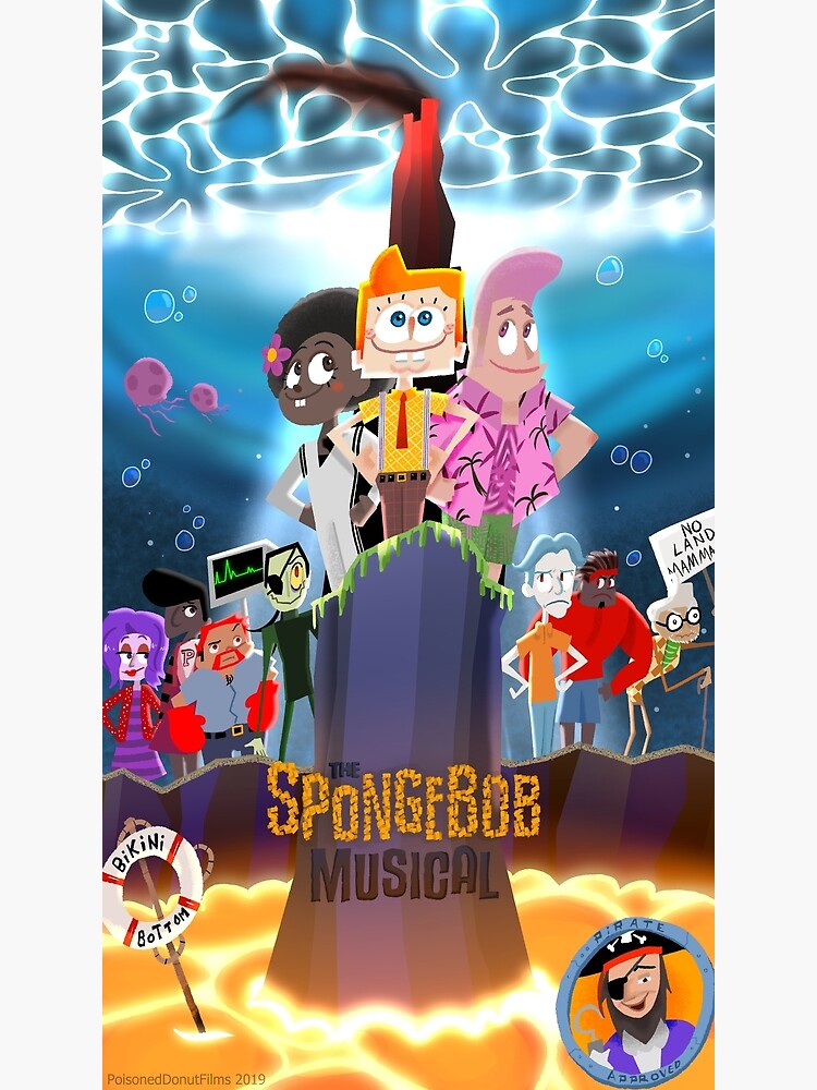 "The SPONGEBOB Musical Poster" Poster for Sale by DonutStudios | Redbubble
