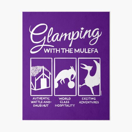 "Glamping with the Mulefa" Art Board Print by morphmaker | Redbubble