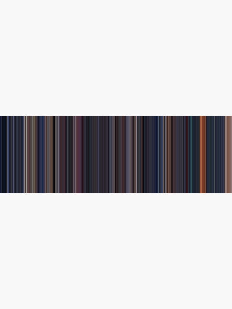 "Moviebarcode: The Terminator (1984) [Simplified Colors]" Art Print for ...