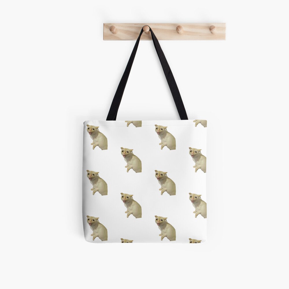 "coughing cat meme" Sticker for Sale by ogknauf | Redbubble