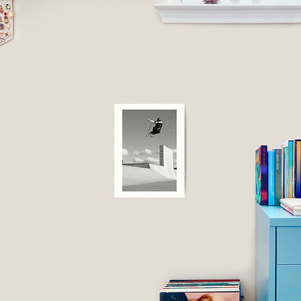 "Scooter Boost" Poster for Sale by Damon Colbeck | Redbubble