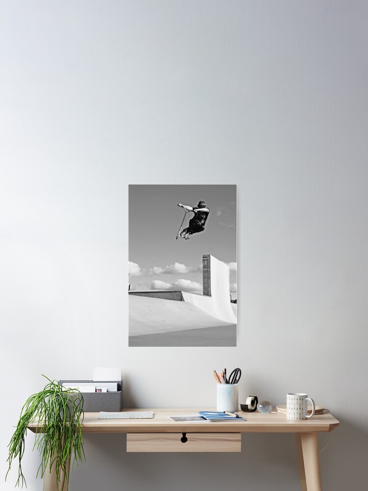 "Scooter Boost" Poster for Sale by Damon Colbeck | Redbubble