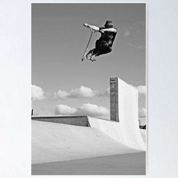 "Scooter Boost" Poster for Sale by Damon Colbeck | Redbubble