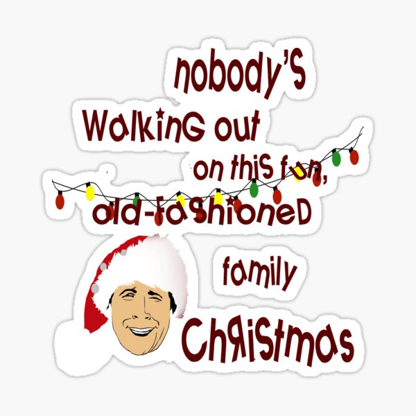" Clark Griswold Rant" Sticker for Sale by MephobiaDesigns | Redbubble