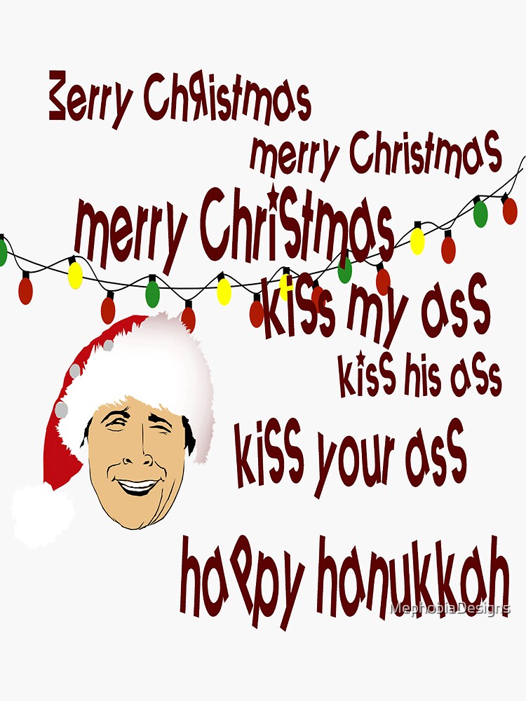 "Clark Griswold Rant" Sticker for Sale by MephobiaDesigns | Redbubble