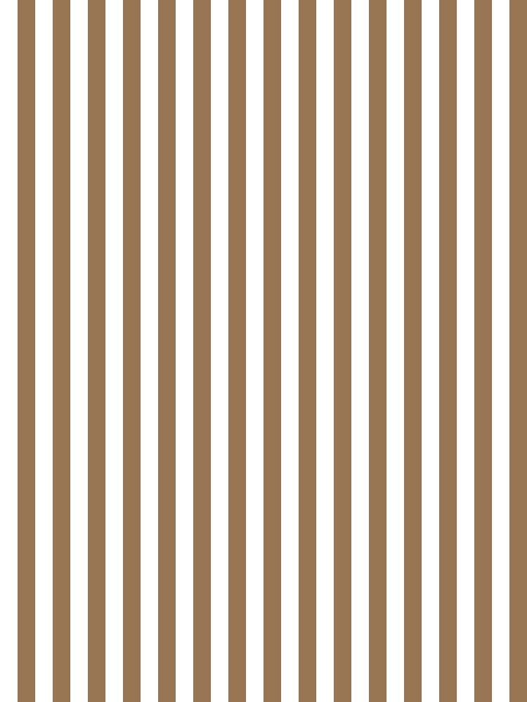 "Pale Brown and White Vertical Stripes" Sticker by ColorPatterns ...
