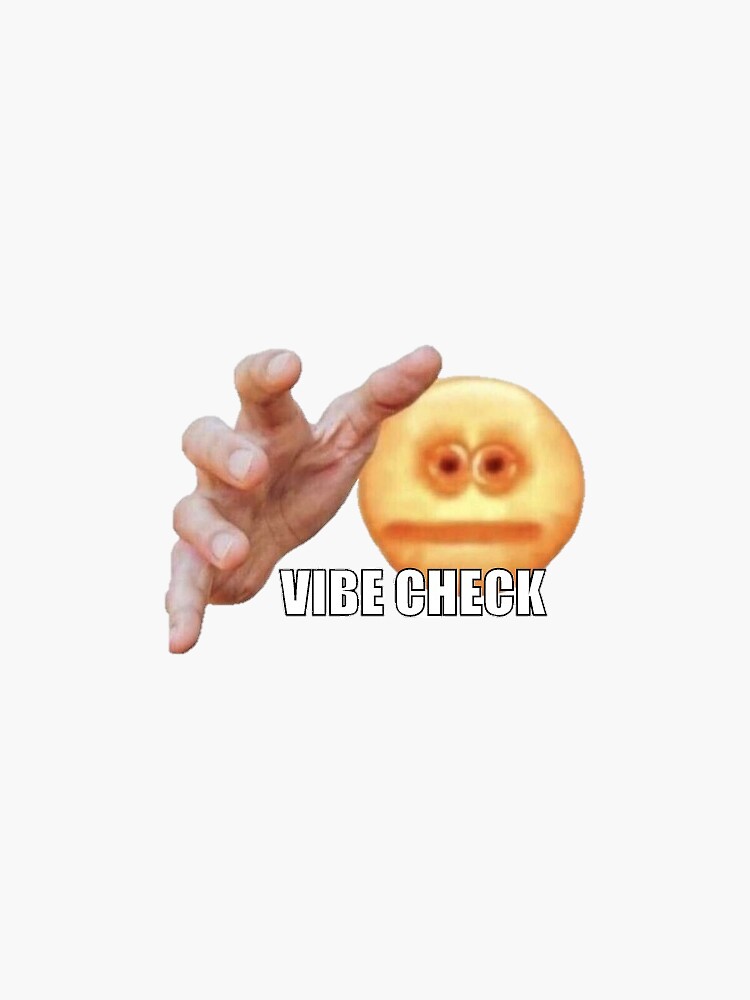 "vibe check" Sticker for Sale by jxliahx | Redbubble