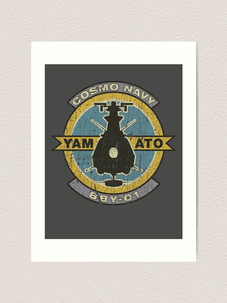 "Cosmo Navy Yamato BBY-01 Patch" Art Print by jacobcdietz | Redbubble