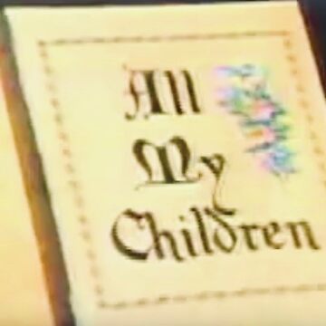 "All My Children Opening, 1980" Sticker for Sale by Jenniferkate72 ...