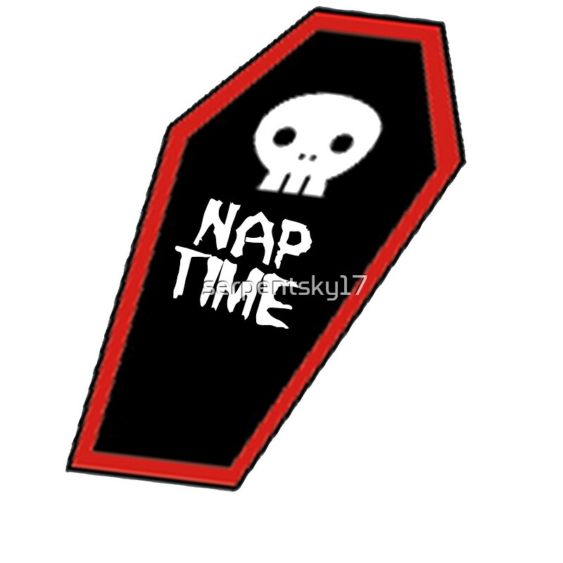 "Nap Time Coffin" by serpentsky17 | Redbubble