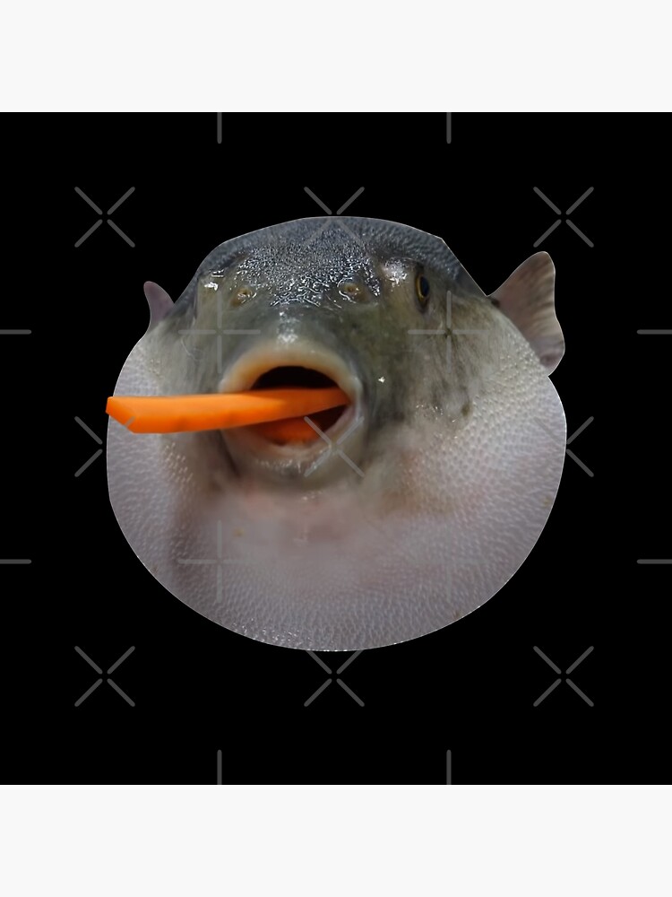"Puffer fish Meme" Floor Pillow for Sale by artsylab | Redbubble