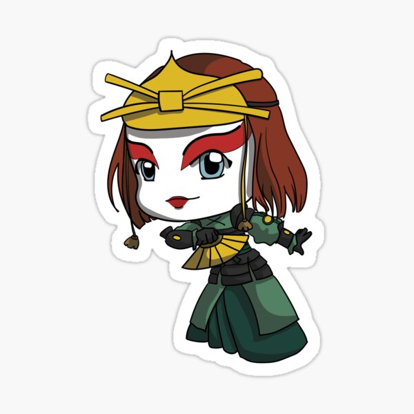 "Avatar: The Last Airbender Chibi Suki sticker" Sticker for Sale by ...