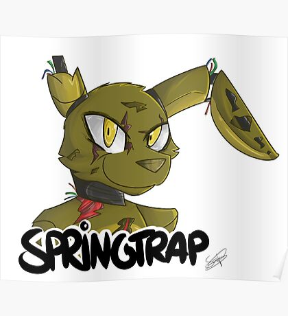 Springtrap: Posters | Redbubble
