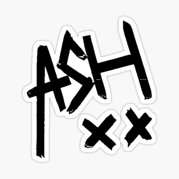 "Ash" Sticker for Sale by itsantia | Redbubble