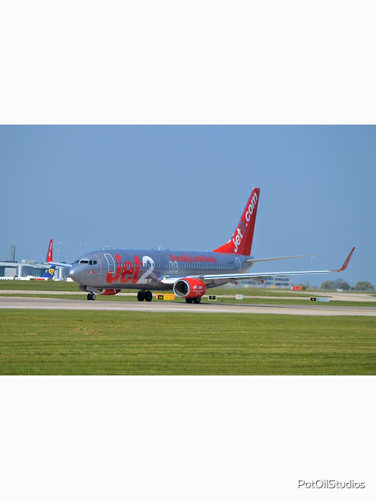 "Jet2 Boeing 737-8MG G-JZHS at Manchester" T-shirt for Sale by ...