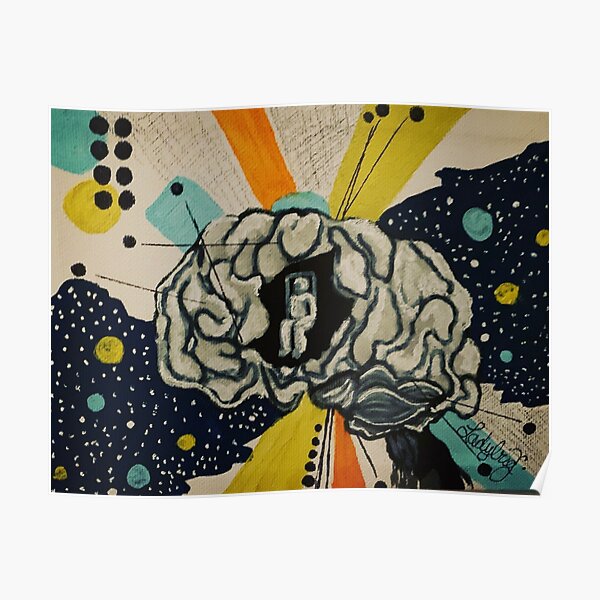 "Spaced out" Poster by RosieLadybugz | Redbubble