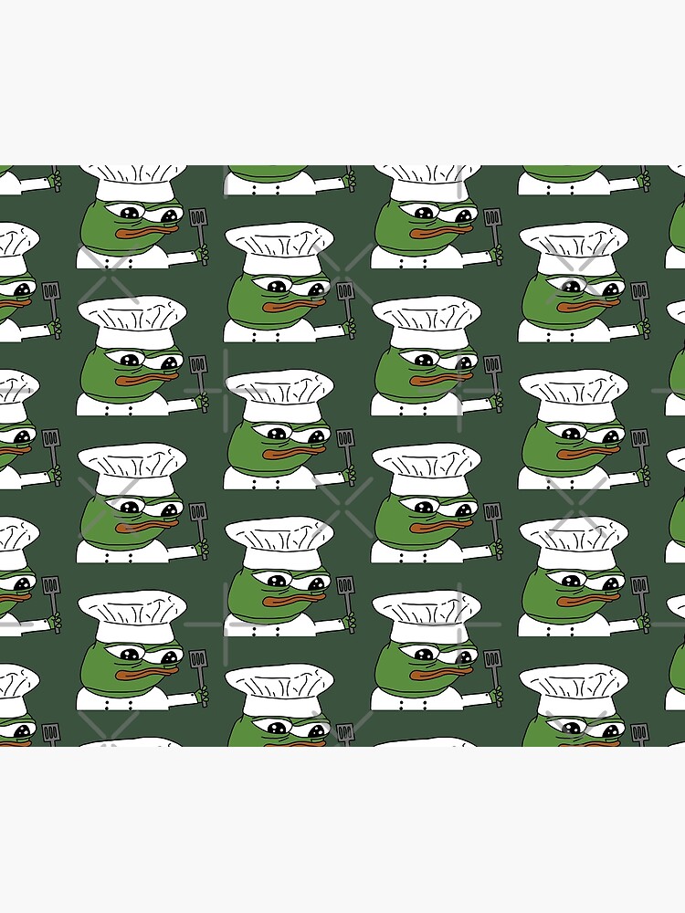 "Peepo chef" Throw Blanket by sivelobanova | Redbubble
