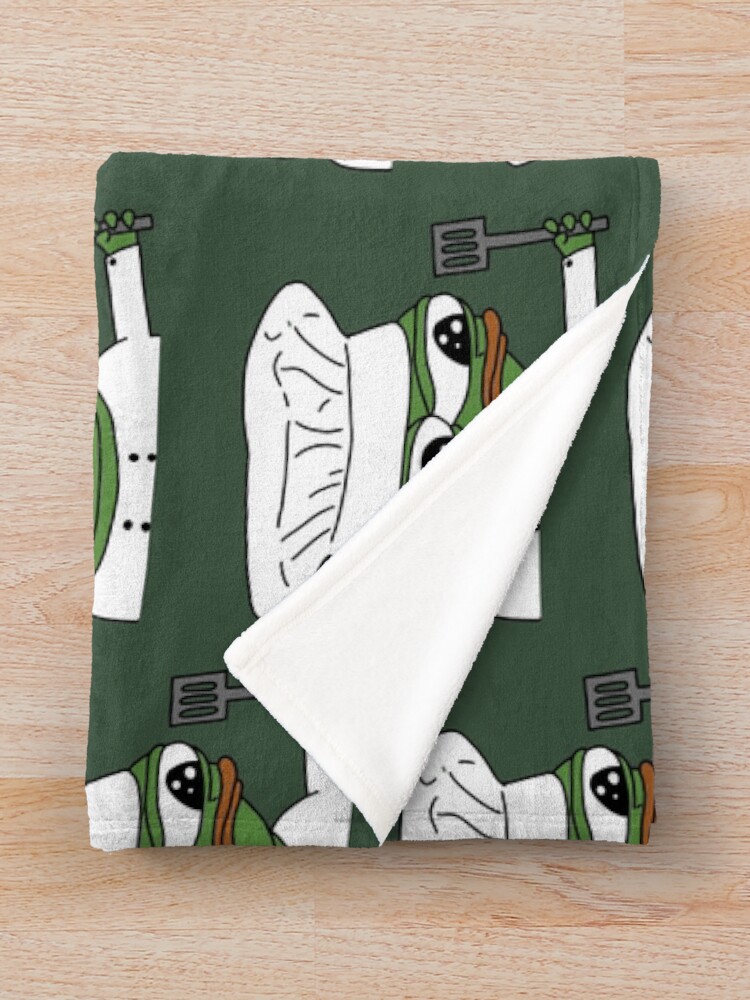 "Peepo chef" Throw Blanket by sivelobanova | Redbubble