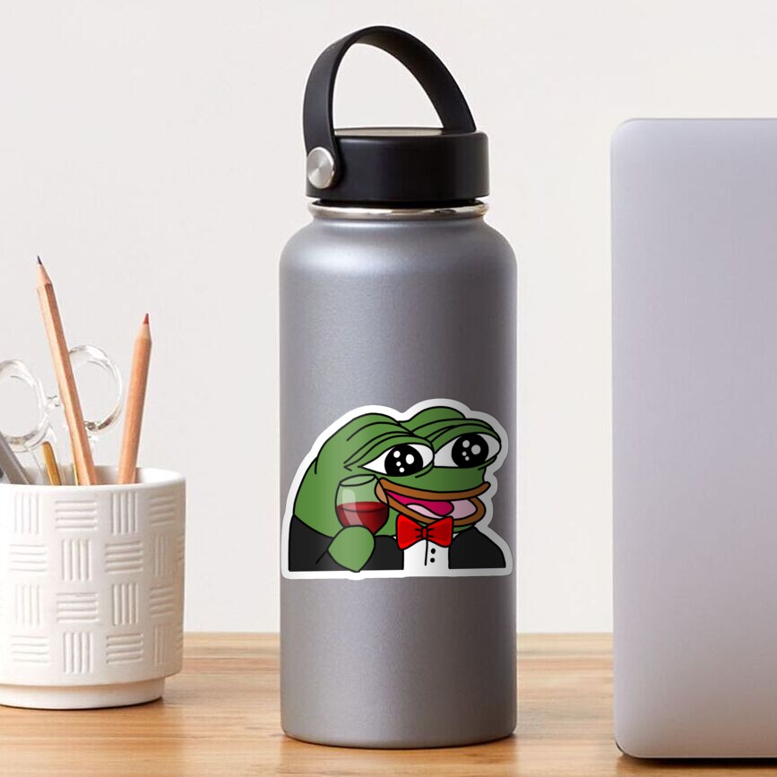 "Fancy Pepe " Sticker for Sale by sivelobanova | Redbubble