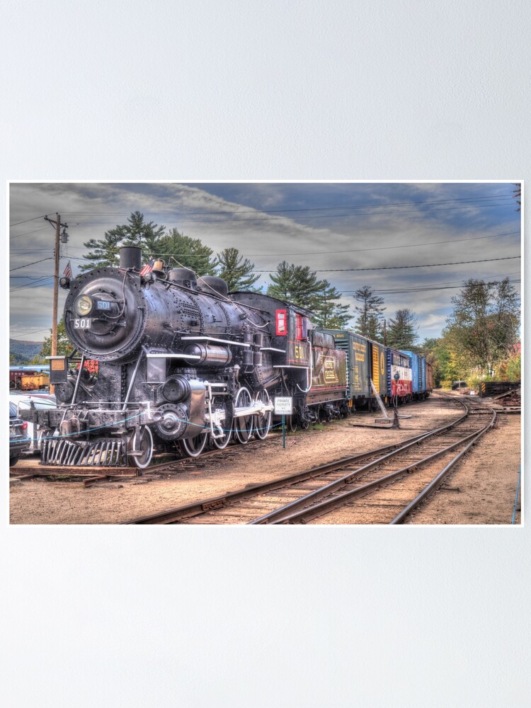 "Steam Locomotive # 501" Poster for Sale by RandyDyer | Redbubble