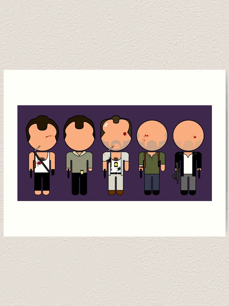 "Dying Hard - Die Hard Through The Ages - "Vector Eds"" Art Print by ...