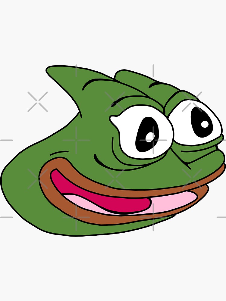 "Pepega pepe" Sticker for Sale by sivelobanova | Redbubble