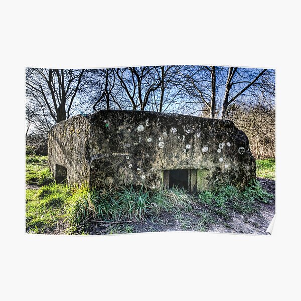 "World War Two Bunker" Poster for Sale by Londonimages | Redbubble