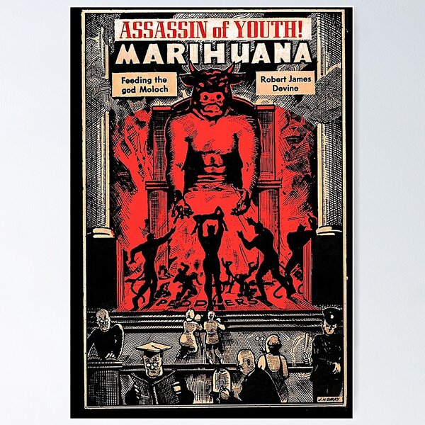 "Anti-Marijuana Ad" Poster for Sale by BMed | Redbubble