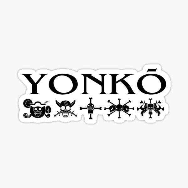 "Yonko" Sticker for Sale by jimjimfuria | Redbubble