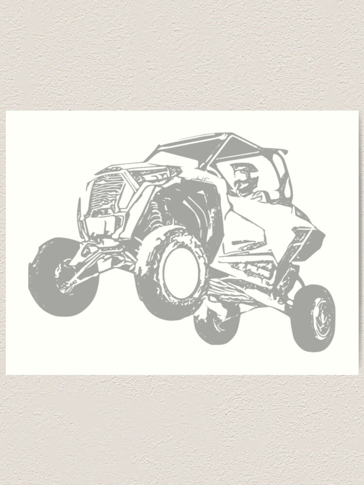 "RZR outlined sketch" Art Print for Sale by grmcclure | Redbubble