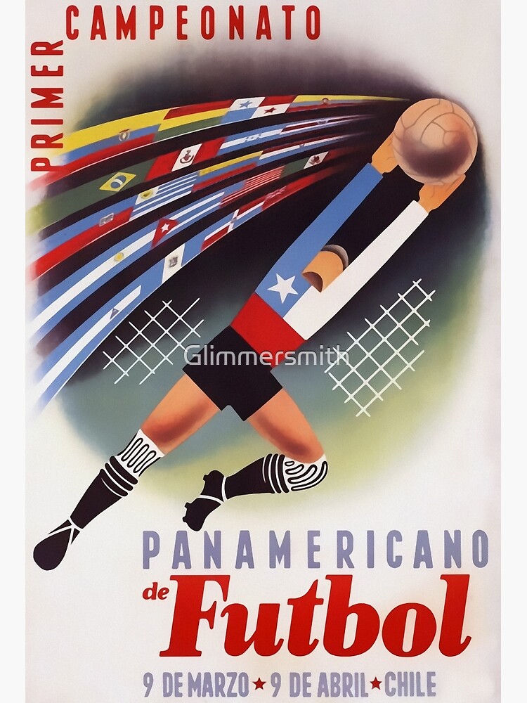 "Futbol championships, vintage sport poster" Poster for Sale by ...