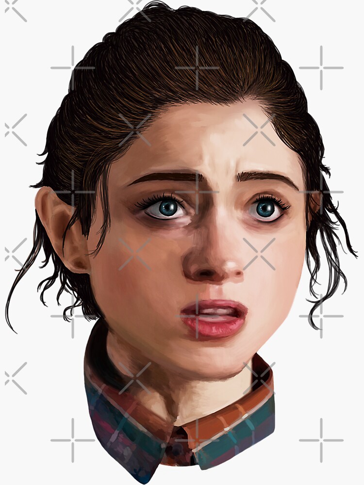 "Nancy Wheeler (Original Drawing)" Sticker for Sale by oliviaossege ...