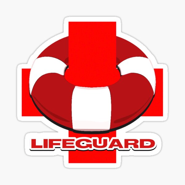 "lifeguard logo " Sticker by Zackius21 | Redbubble