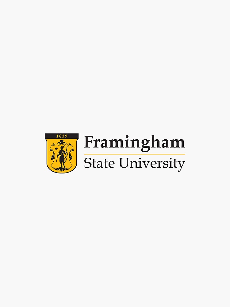 "Framingham State University" Sticker for Sale by efitzg3 | Redbubble