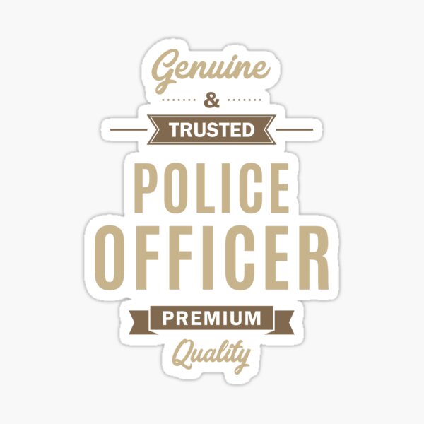 "Police Officer" Sticker for Sale by RafaelLopezz | Redbubble