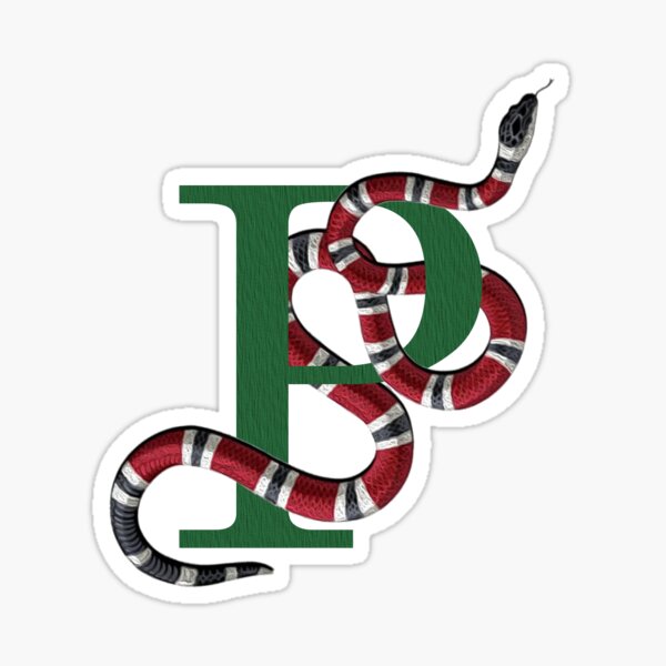 "P snake" Sticker by Cabine | Redbubble