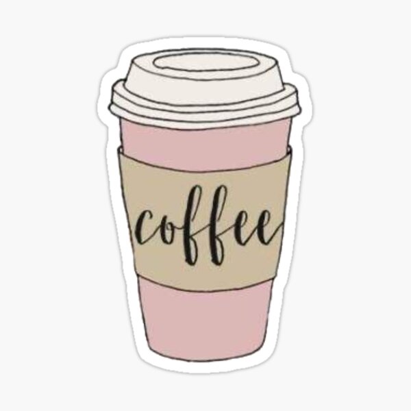 "Coffee" Sticker for Sale by jennaxgee | Redbubble