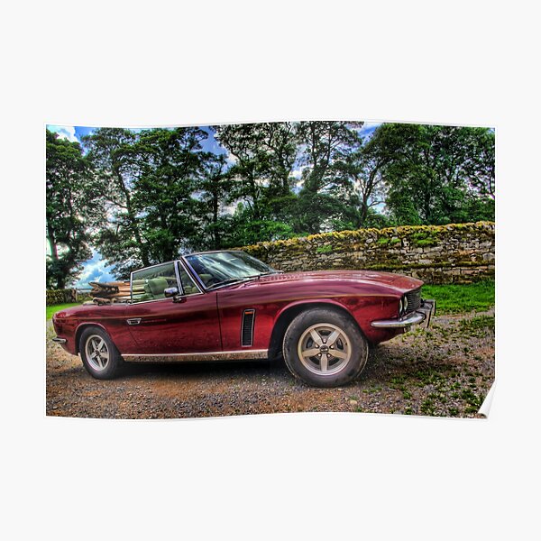 "Jensen Interceptor" Poster by gullwingphoto | Redbubble