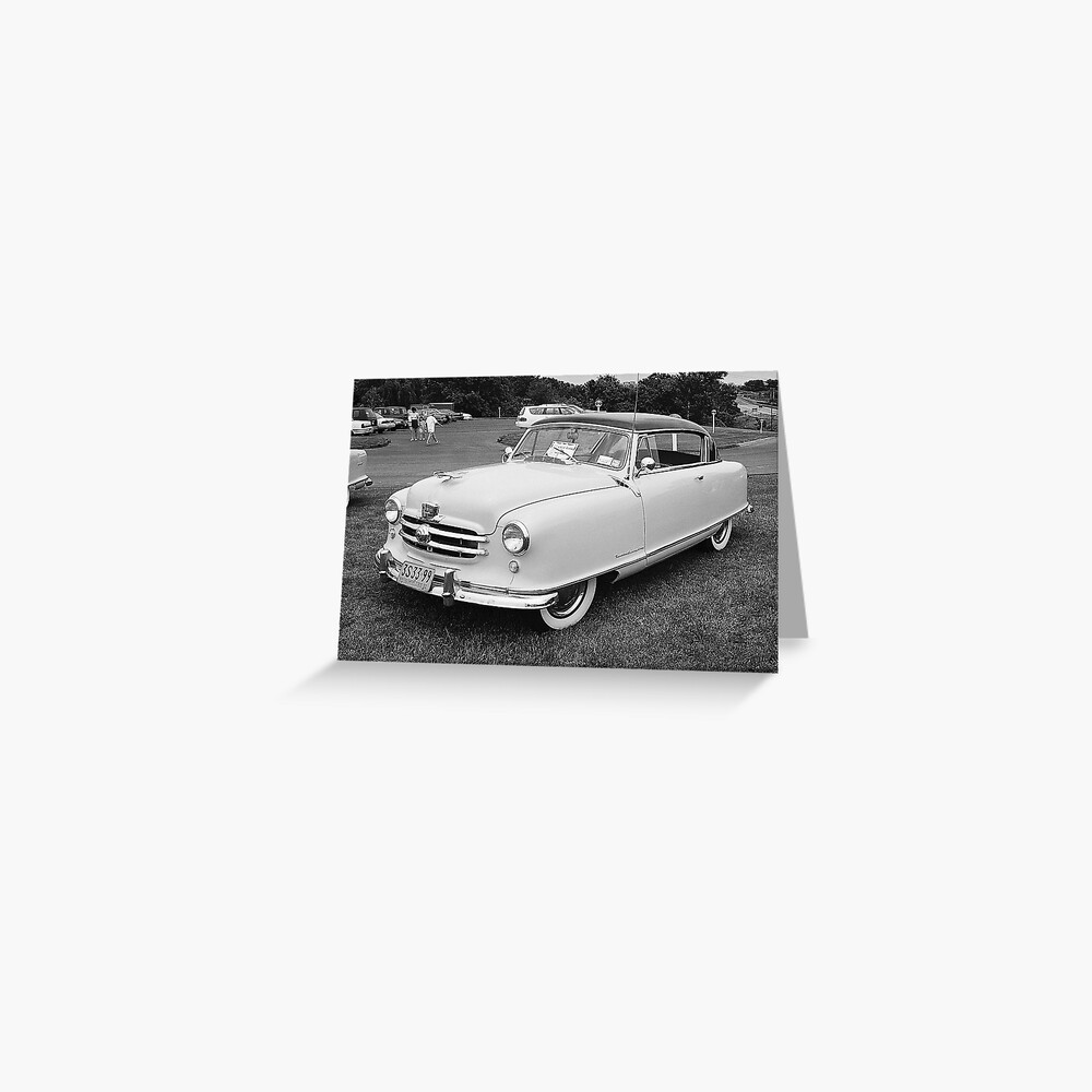 "That little Nash Rambler was right behind....." Greeting Card by ...