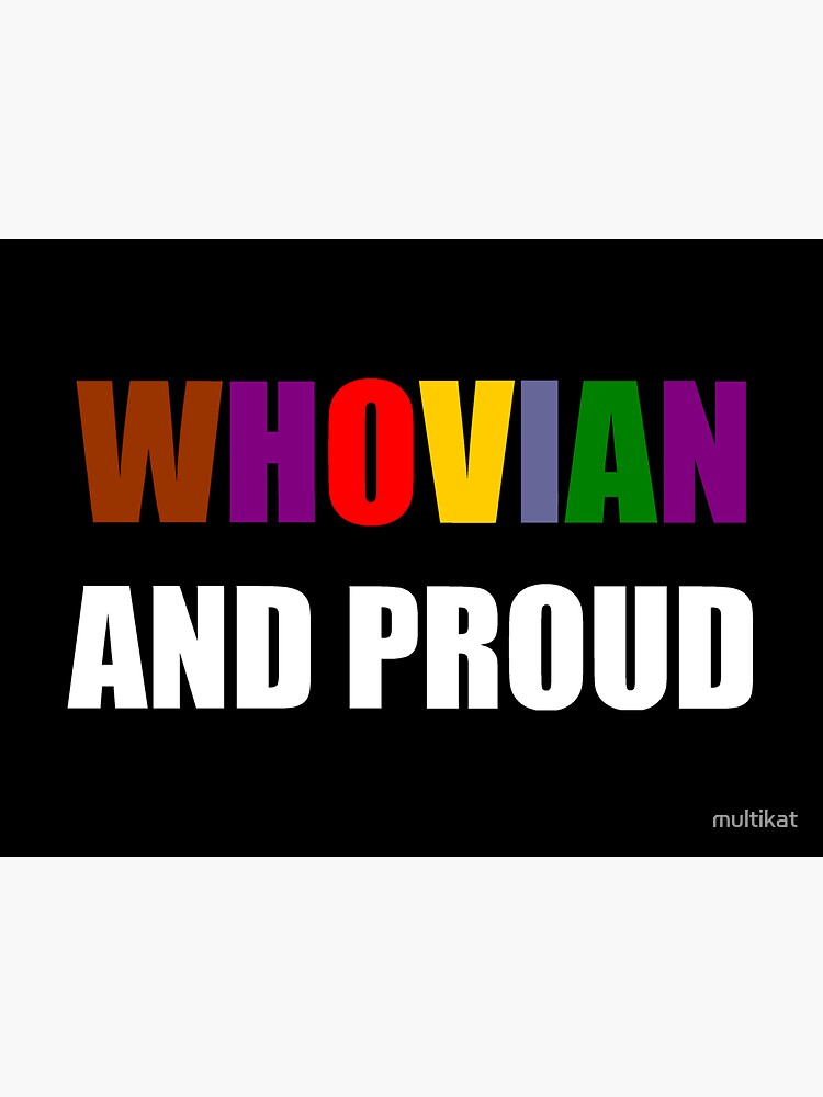 "Whovian" Sticker for Sale by multikat | Redbubble