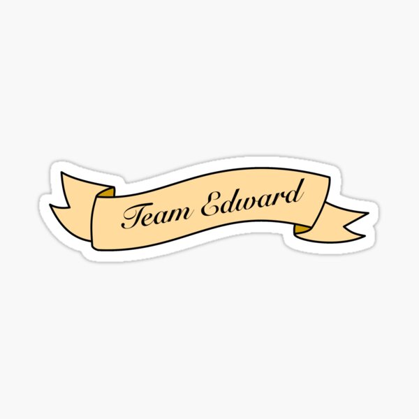 Team Edward Stickers | Redbubble