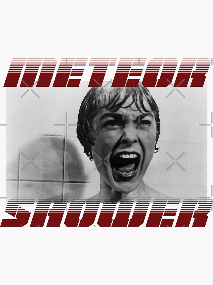 "Meteor Shower" Sticker for Sale by 300Spikes | Redbubble