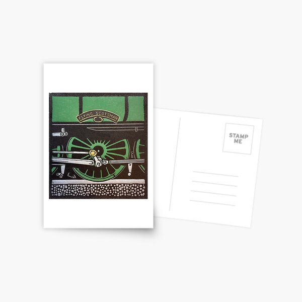 "Flying Scotsman" Postcard for Sale by Jane Dignum | Redbubble