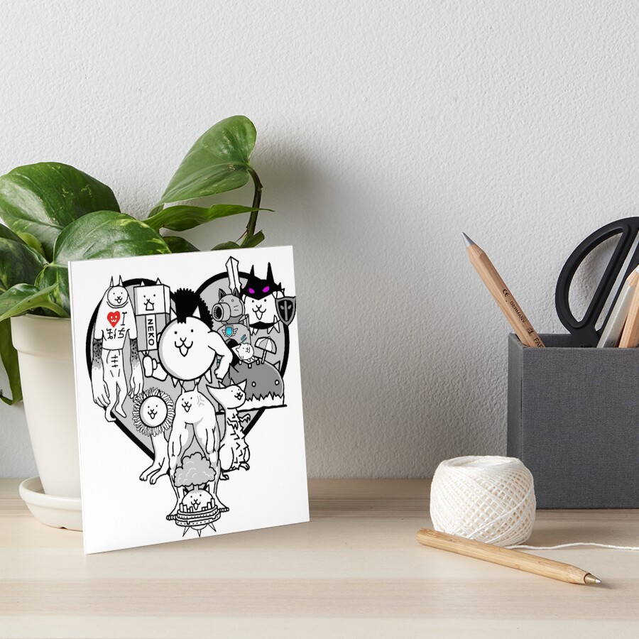 "Battle Cats True Form Mural" Poster for Sale by PepperySalmon | Redbubble