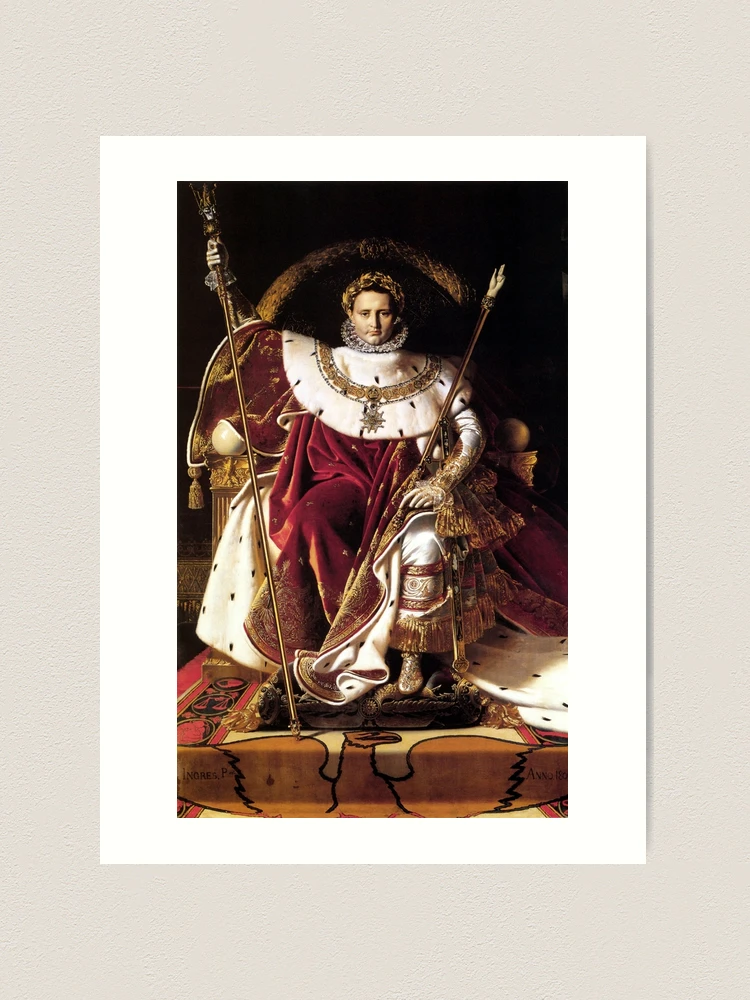 Portrait Of Napoleon On The Imperial Throne