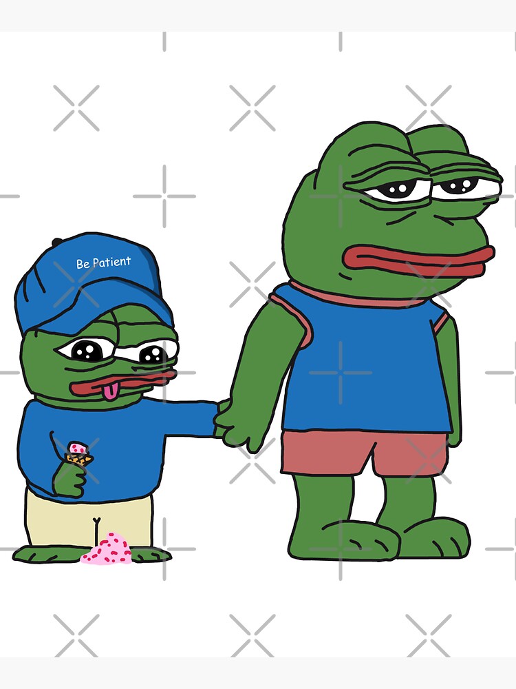 "PepeTheFrog and Pepe The Helper Brother Apu Apustaja with ice cream ...